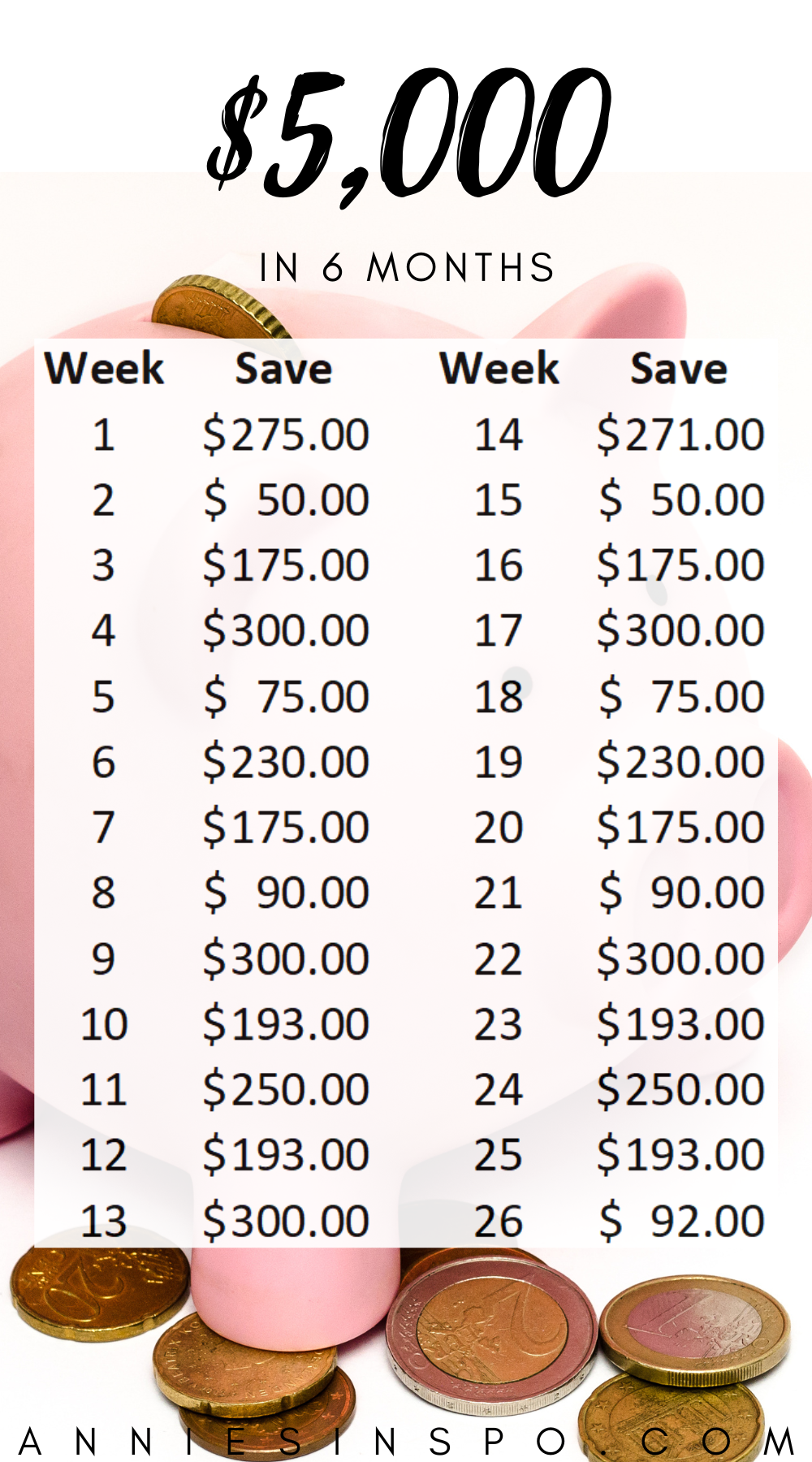 How To Save $5,000 In 6 Months: 5 Best Ways - Annie's Inspo